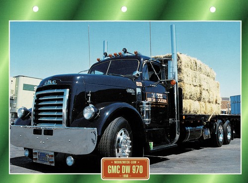 GMC DW 970 1956 Infokarte | eBay