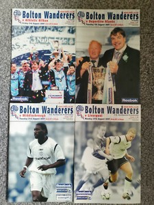 Bolton Wanderers Football Programmes (Season 2001-2002) | eBay