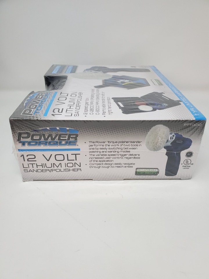 Power Torque 12 Volt Sander / Polisher PTT0012 Cordless | eBay