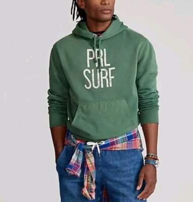 POLO RALPH LAUREN Men’s XL SEA FOAM Green PRL SURF Fleece Sweatshirt ...