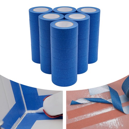 36 Rolls Painting Tapes Masking Tape Blue 48mm House Painting UV ...