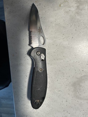 Benchmade Mel Perdue Mini Griptilian 556-440c Stainless Steel Early ...