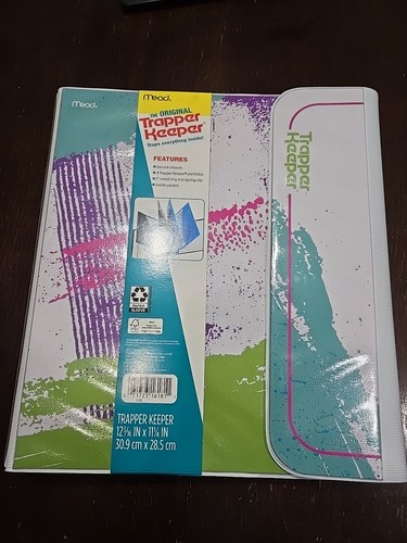 Vintage 90's Mead Trapper Keeper Notebook Designer Series Geometric ...
