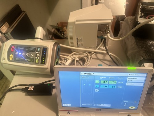 Medrad Stellant Flex Dual Head CT Injector Complete with Ceiling Mount ...