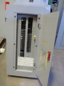 GE AQF3361AT, THQB32100 Main Breaker, 120/208 Volt, 3PH 4W, 36 Ckt ...