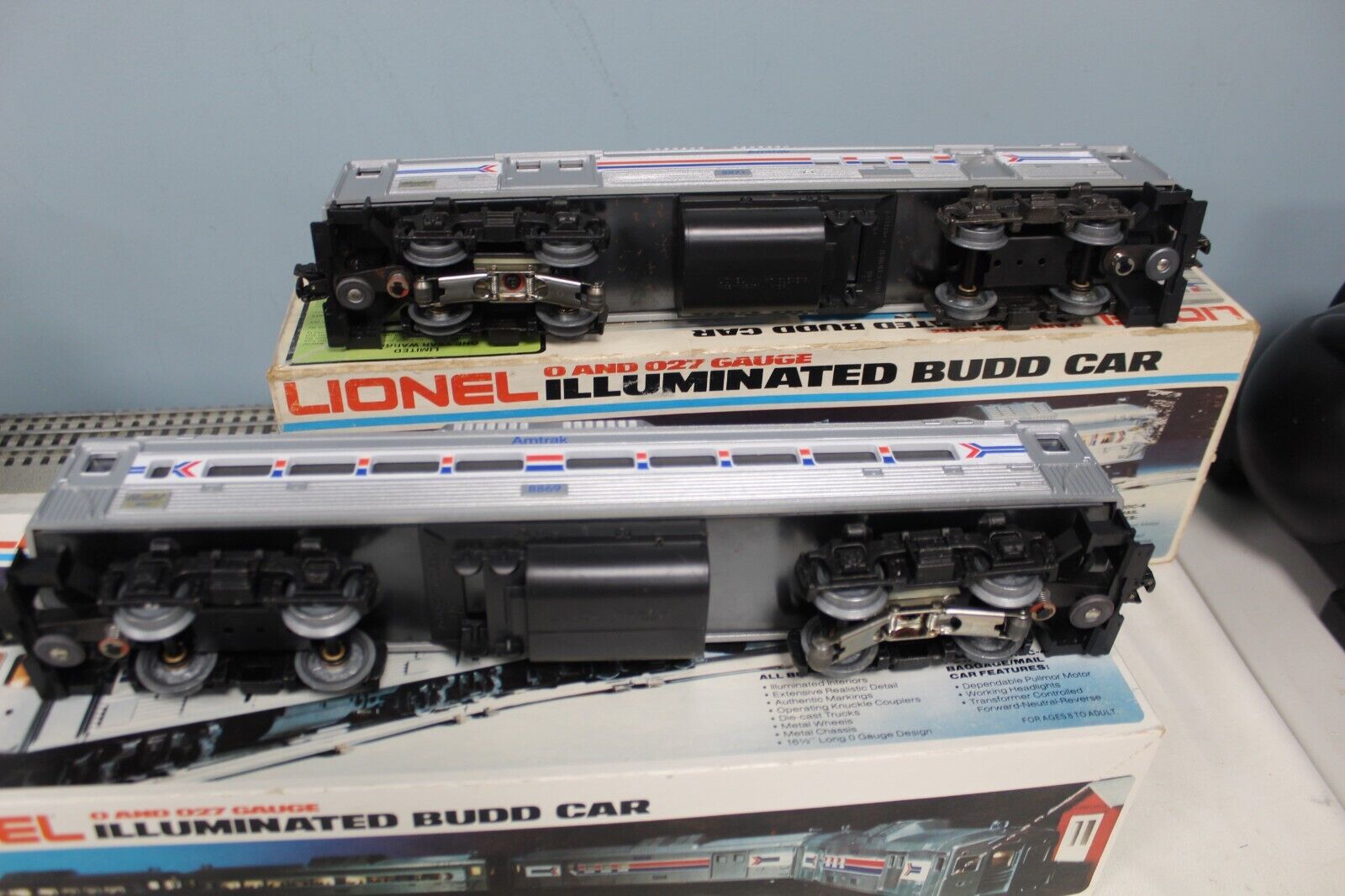 LIONEL Amtrak RDC 4 Passenger Budd Cars 6-8868/8869/8870/8871 - O Gauge ...