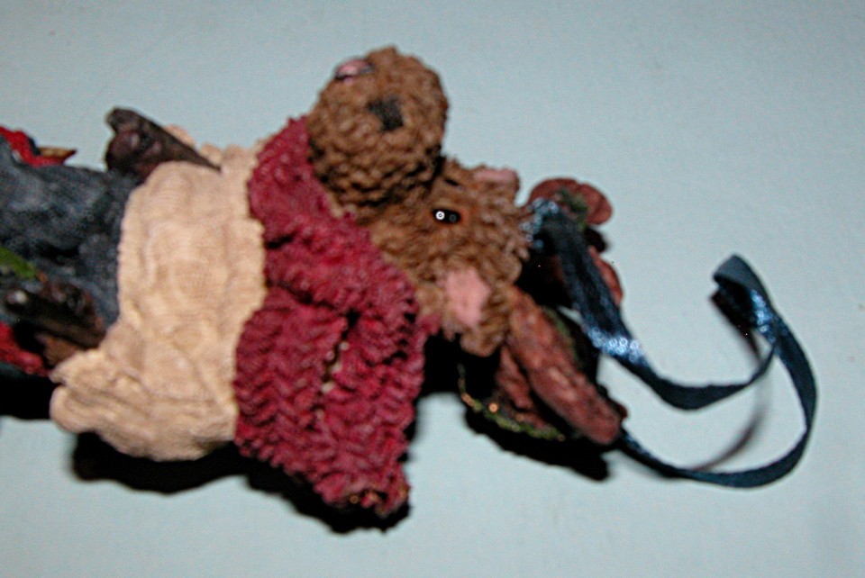 Boyds Bears ornament "Murdock Mufflemoose" #25003 Christmas NIB 2001 ...