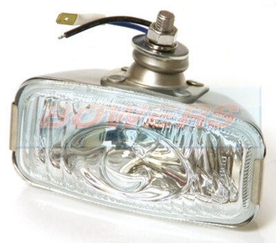 12V POLISHED STAINLESS STEEL CHROME REVERSE LAMP LIGHT CLASSIC CAR MINI ...