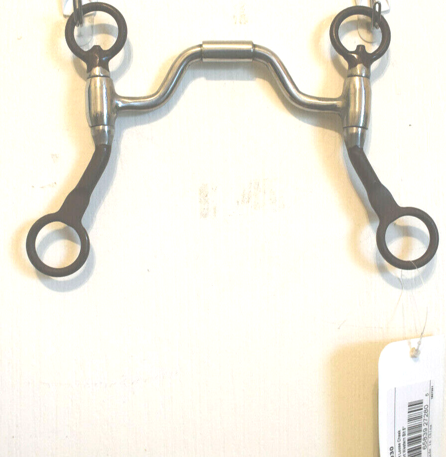 Formay BR futurity western bit 174030 Low port loose cheek 5" mouth ...