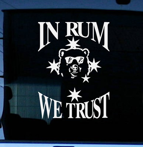 Big 270mm Funny Aussie BNS Car Stickers BUNDY RUM Bear 4x4 UTE Bullbar ...
