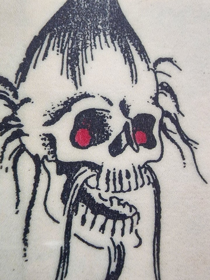 RARE 1980 Mike Rollo Malone Vintage Tattoo Flash Sheet Biker Reaper ...