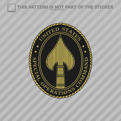 US Joint Special Operations Command Sticker Self Adhesive Vinyl USSOCOM ...
