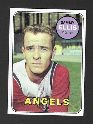 1969 Topps Baseball Card #32 SAMMY ELLIS California Angels NR MINT ...