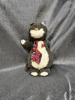 Hallmark Lester The Cat Plush Stuffed Animal 1986 The Whiz Cat Math ...