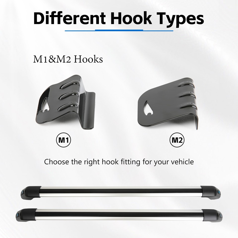 For Ford Edge 2007-2023 43" Roof Rack Cross Bars Luggage Cargo Carrier ...