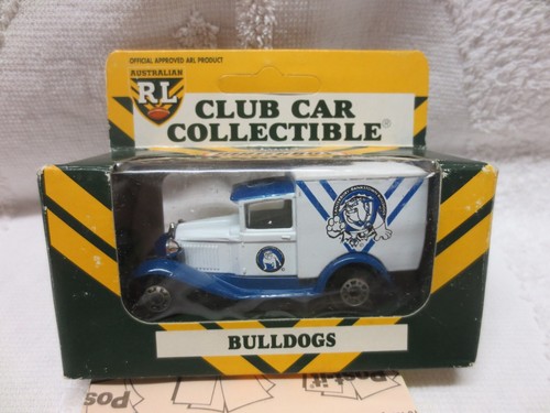 CANTERBURY BANKSTOWN BULLDOGS 1995 MODEL A FORD MATCHBOX MB38 BOX WORN ...