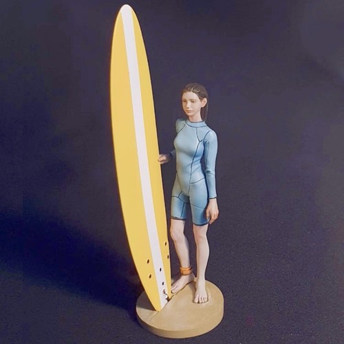 1/20 resin figure model kit Modern Surfer Girl Unassembled Unpainted | eBay
