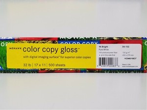 MOHAWK Color Copy Gloss 11x17 Paper; Case contains 4 reams (500 sheets ...