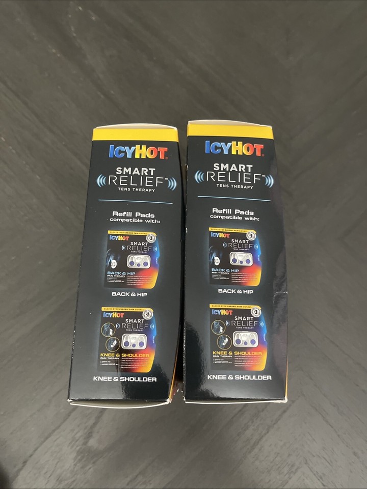 Icy Hot Smart Relief Tens Therapy Back & Hip 4 Pads In 2 PAC | eBay