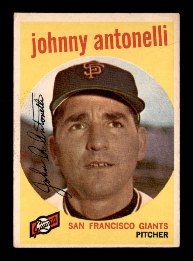 1959 Topps #377 John Antonelli VGEX X2549106 | eBay