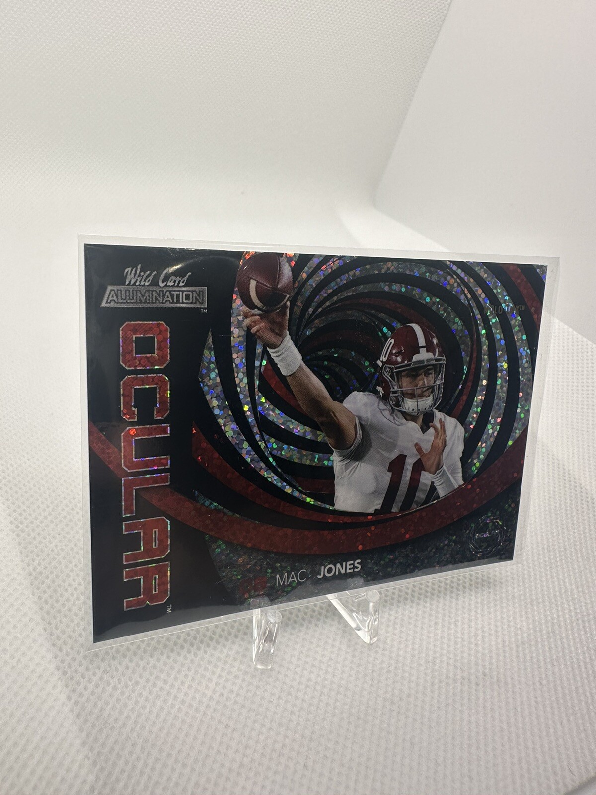 2021 Wild Card Alumination Mac Jones Ocular Holo Lux Patriots | eBay