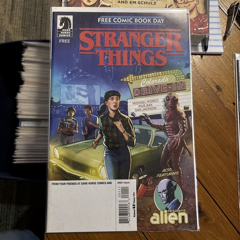 Stranger Things Issue 1 September 2018 Cover Variant + FCBD Stranger ...