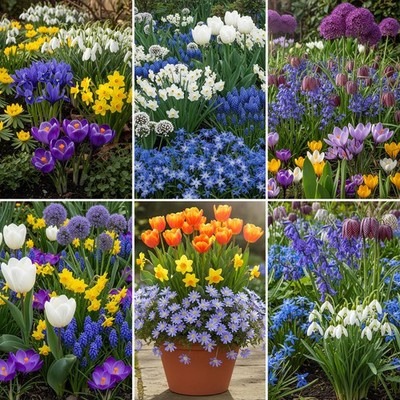 Mixed Flower Bulb Collection – Spring Summer Winter Garden Flowering ...