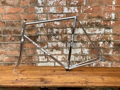 OLMO Columbus Frame Set Road Fixie Bike Vintage Italian Steel Chrome ...