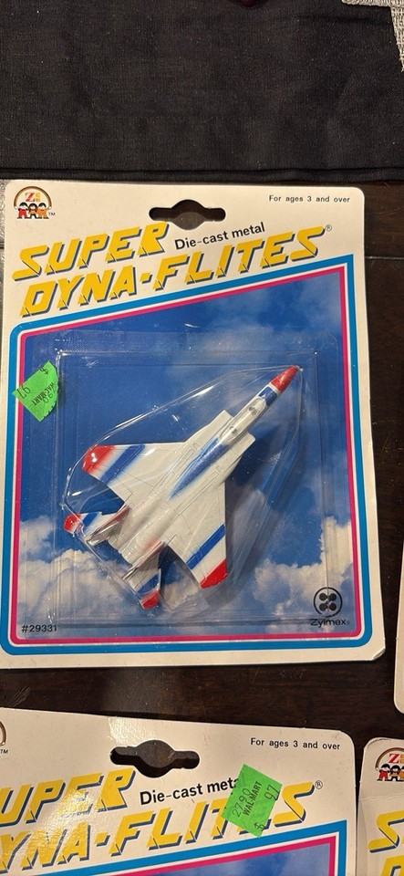Vintage Zee Toys Super Dyna-Flites Die-Cast Aircraft Rare 80s/90s ...