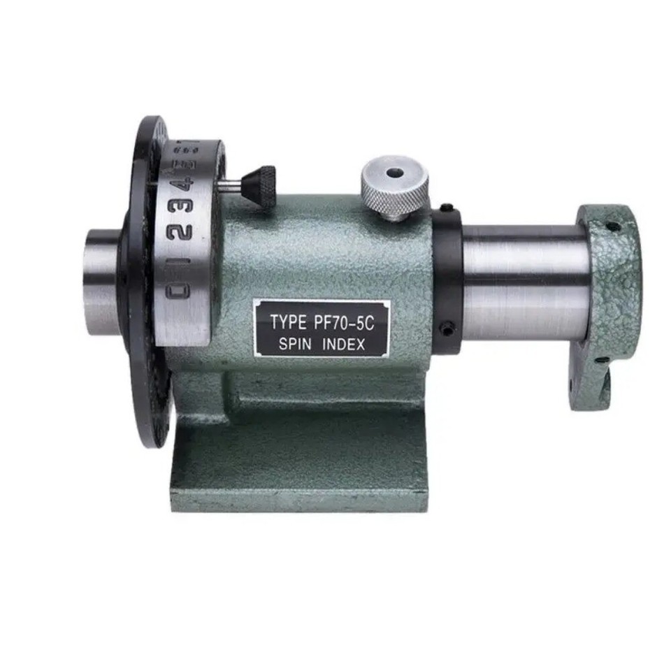 PF70-5C Simple Indexing Head 5C Chuck Equal Split Drilling and Milling ...