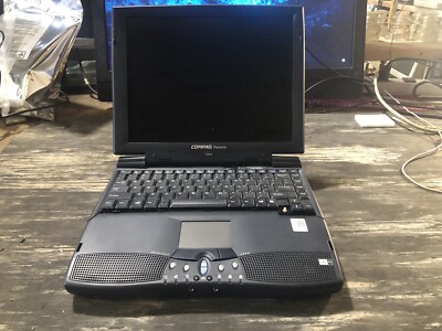 VINTAGE COMPAQ PRESARIO 1200 LAPTOP COMPUTER MODEL 1456VQLTN | eBay