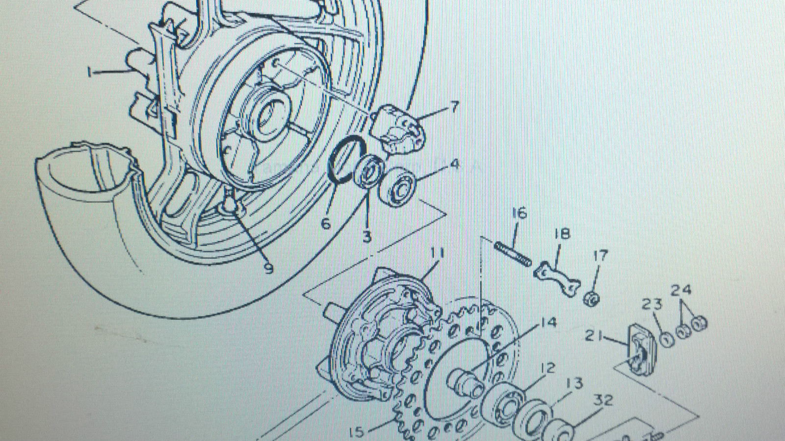 XV920 VIRAGO FJ1100 FJ1200 New Genuine Yamaha Rear Wheel 2HJ O-Ring ...