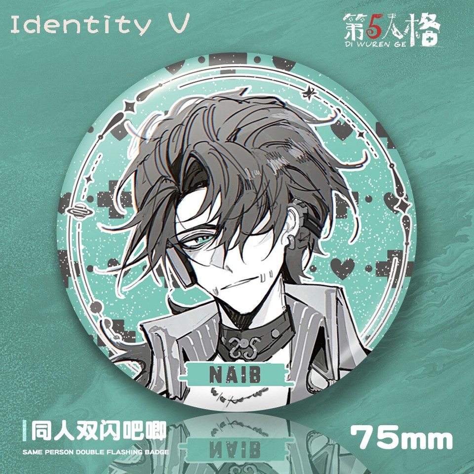 Identity Ⅴ Anime Double Flash Badge Emblem Brooch Breastpin Cospaly ...