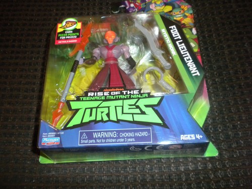 Rise Of The Teenage Mutant Ninja Turtles FOOT LIEUTENANT MYSTIC MONK ...