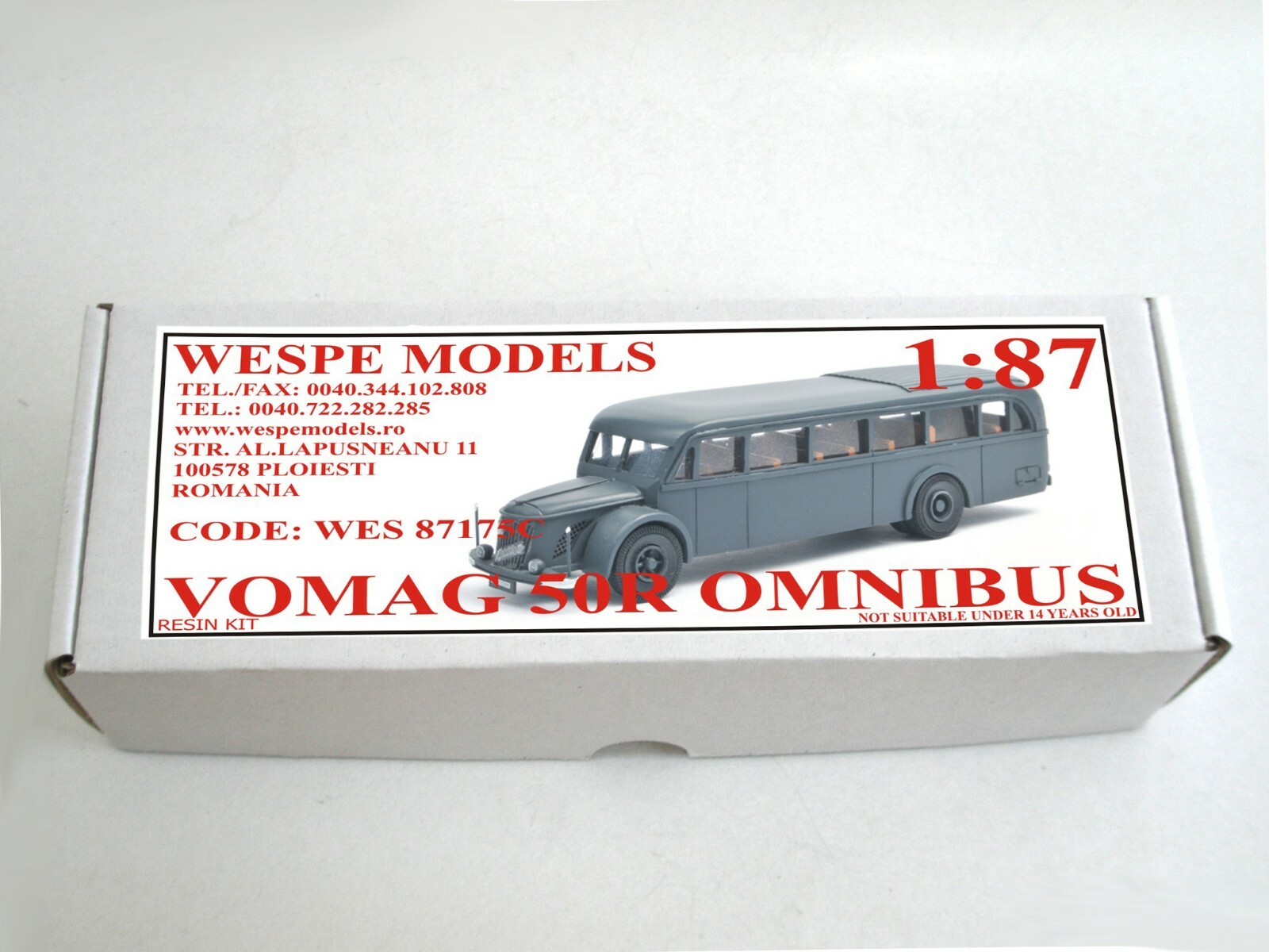 VOMAG 50R OMNIBUS Wespe Models 1:87 Scale - resin kit 87175C | eBay