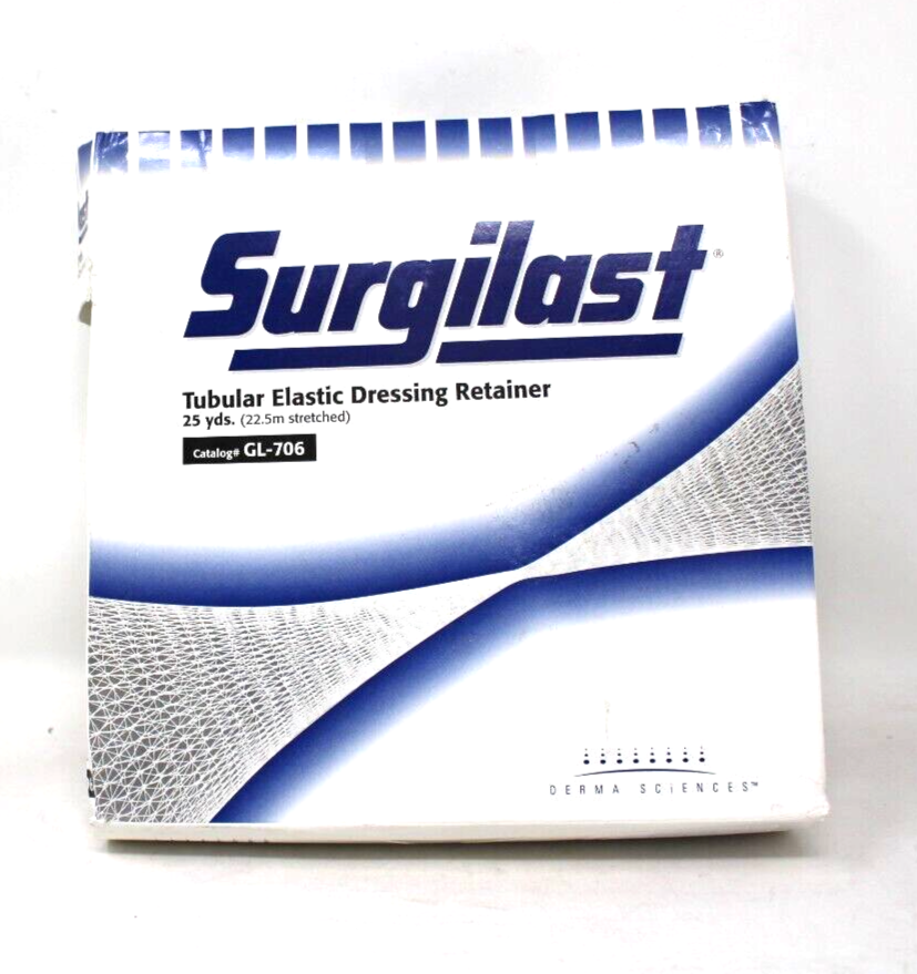 Derma Sciences GL706 Surgilast Tubular Dressing Size 5.5- 5.5" x 25 Yds - 1/BX | eBay