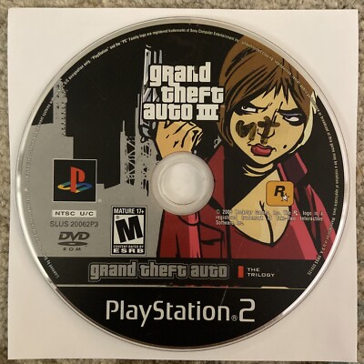 🔥 Grand Theft Auto III GTA Trilogy (PS2 PlayStation 2) Good Disc Only ...