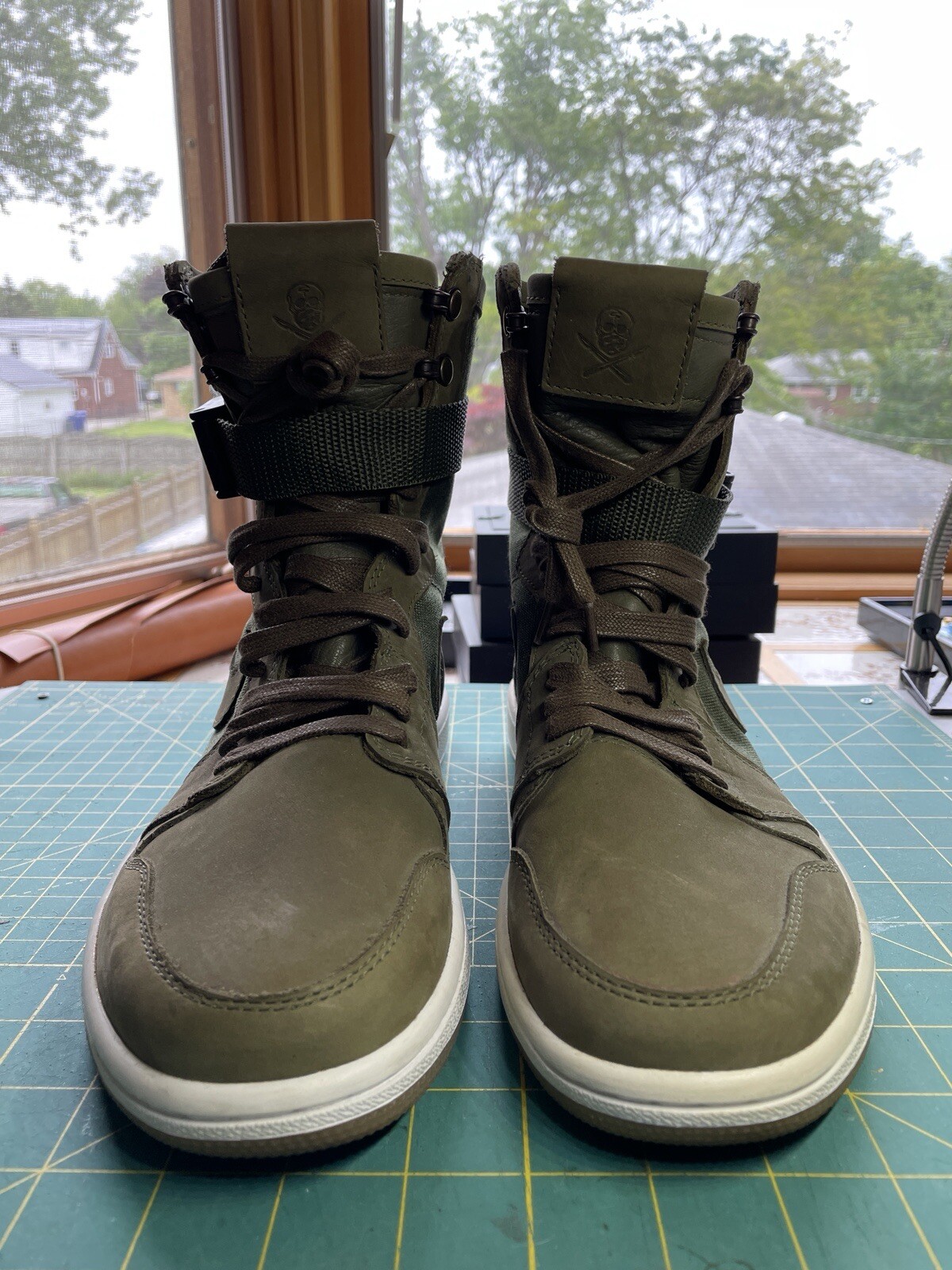 The Shoe Surgeon CUSTOM Special Forces AJ1 SAMPLE Sz 9 | eBay