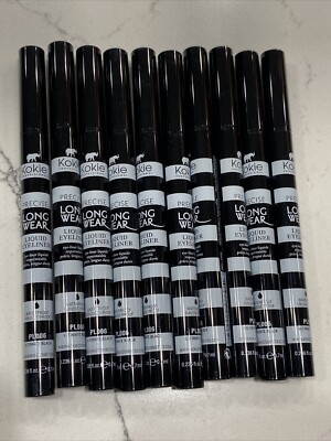 New!! 10-Ct Kokie Precise Long-wear Liquid Eyeliner Pen #PL006 Ultimate ...