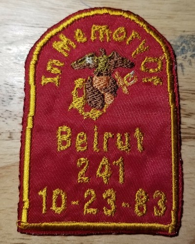 Beirut In Memory of 241 - Military - Sew On/Iron On Patch 10348 | eBay