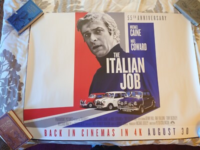 The Italian Job - Original UK Cinema Quad Poster 55th Anniversary | eBay UK