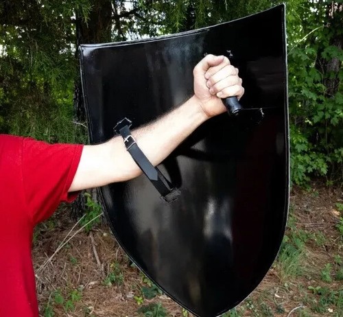 Medieval Heater Shield Templar Armor Shield Steel Knight warrior Handmade | eBay