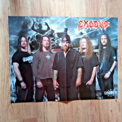 EXODUS - Poster ca 42 x 30 cm - Heavy Metal | eBay