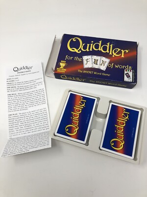 Quiddler Short Word Card Game | eBay