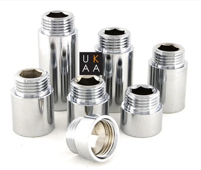 Chrome, Satin Nickel and Antique Brass Radiator Tail Extensions | eBay UK