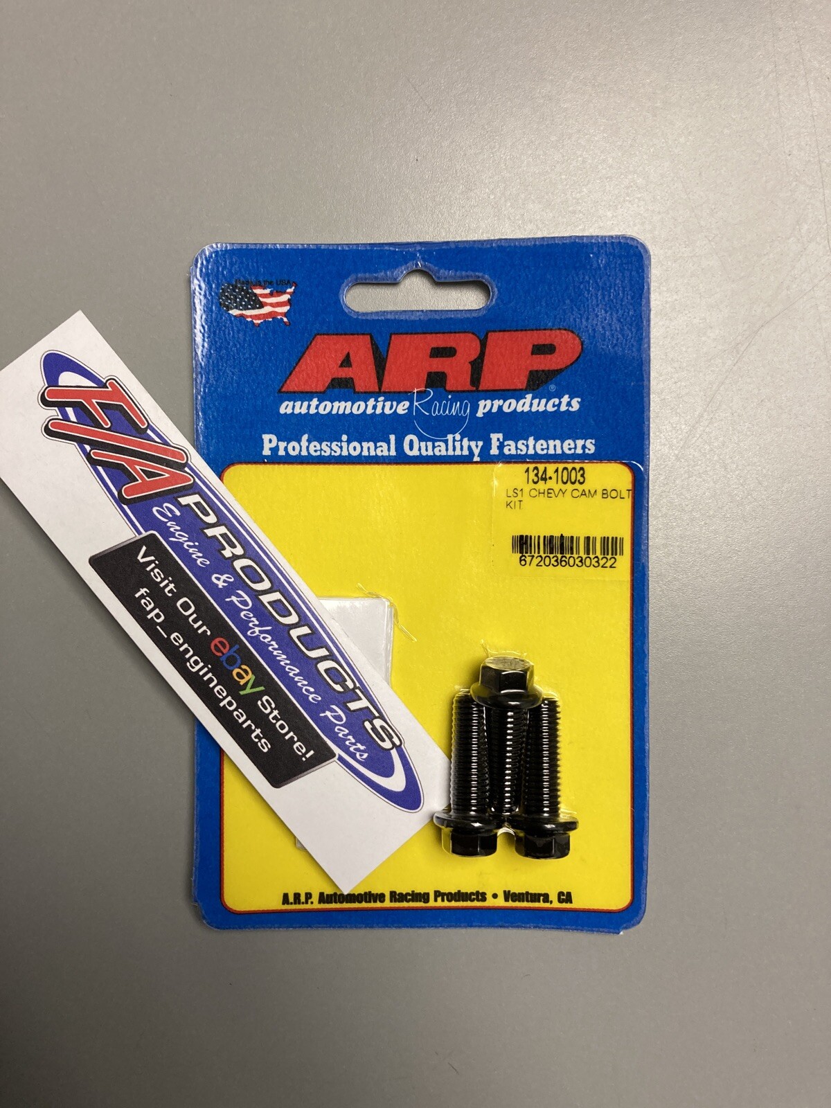 ARP 134-1003 Chevy LS Engine Hex Head Camshaft Bolts for 3 Bolt Cams ...