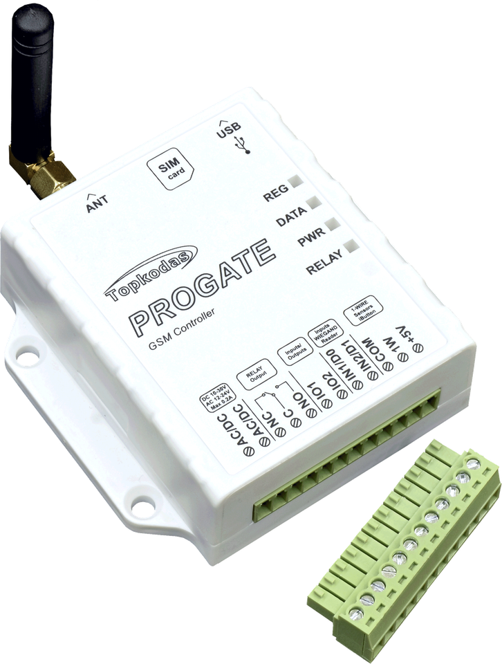 4G/LTE GSM Remote Control Switch Cellular Residential Gate Access ...