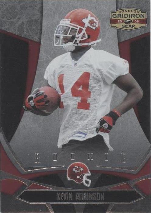 2008 Donruss Gridiron Gear - Rookie Kevin Robinson #159 /999 (RC) for ...