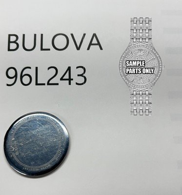 Bulova Gemmed Case Back Stainless Steel ONLY - Replacement Watch Part ...