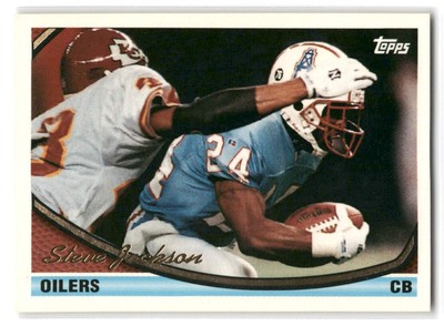 Steve Jackson 1994 Topps FOOTBALL #603 Houston Oilers | eBay